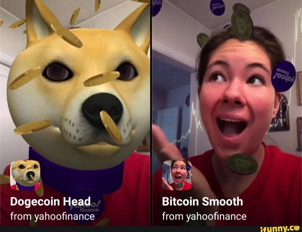 Dogecoin and Bitcoin Filters - Dogecoin Head Bitcoin Smooth from ...