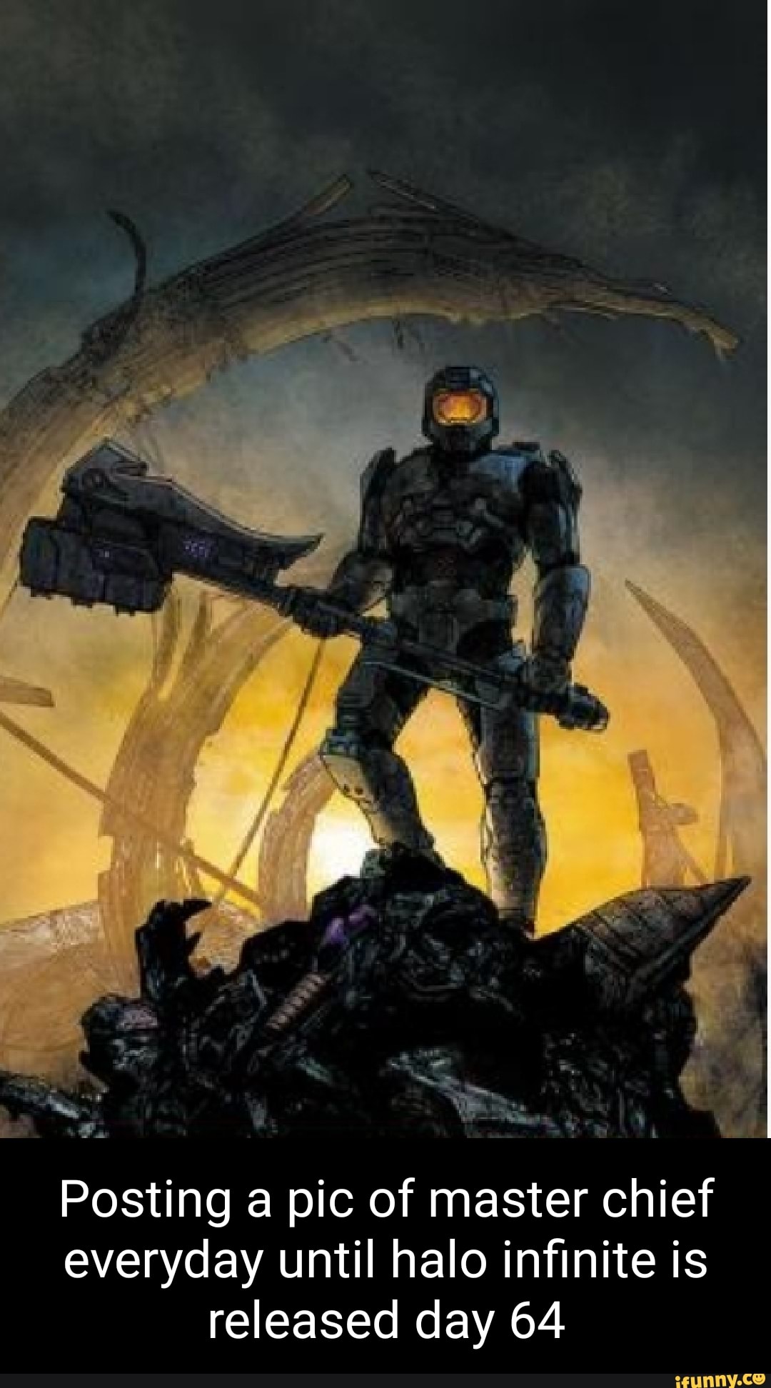 Posting a pic of master chief everyday until halo infinite is released ...