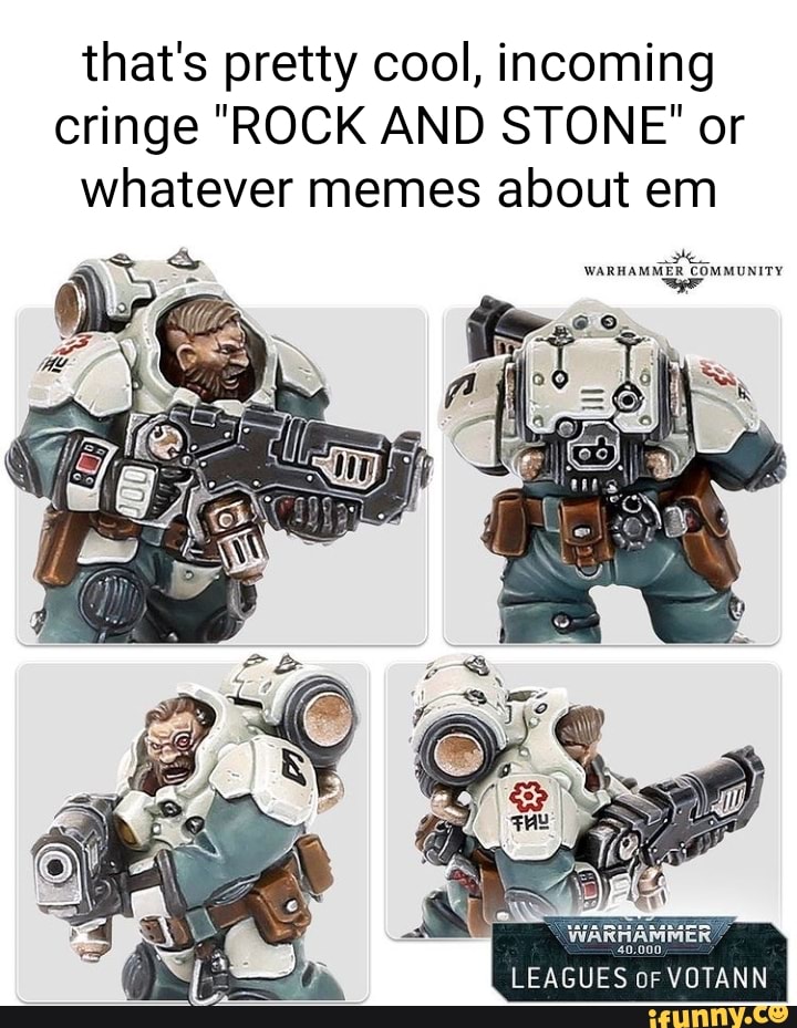 That's pretty cool, incoming cringe "ROCK AND STONE" or whatever memes ...