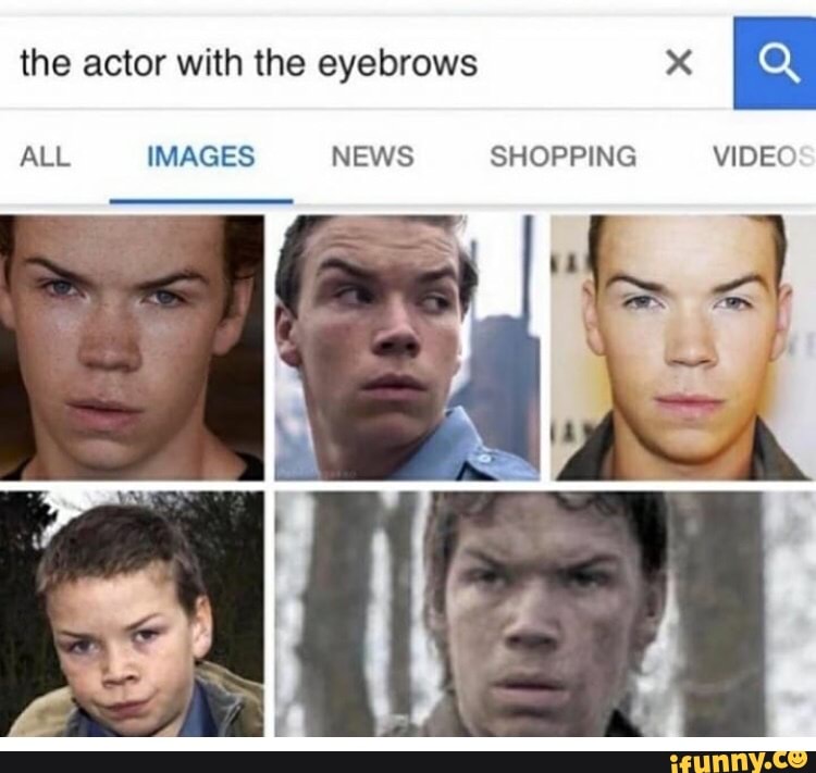 The actor with the eyebrows ALL IMAGES NEWS SHOPPING VIDEC - iFunny