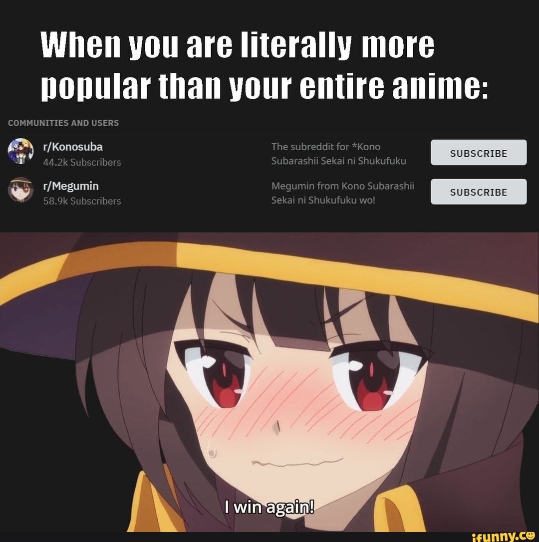 Subarashii memes. Best Collection of funny Subarashii pictures on iFunny