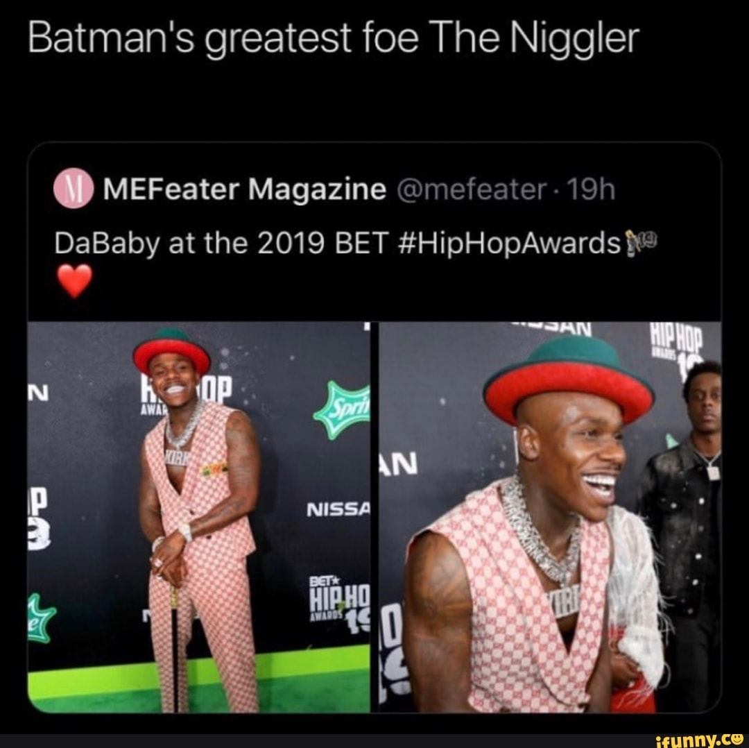 Batman's greatest foe The Niggler . MEFeater Magazine @mefeater~ 19h ...