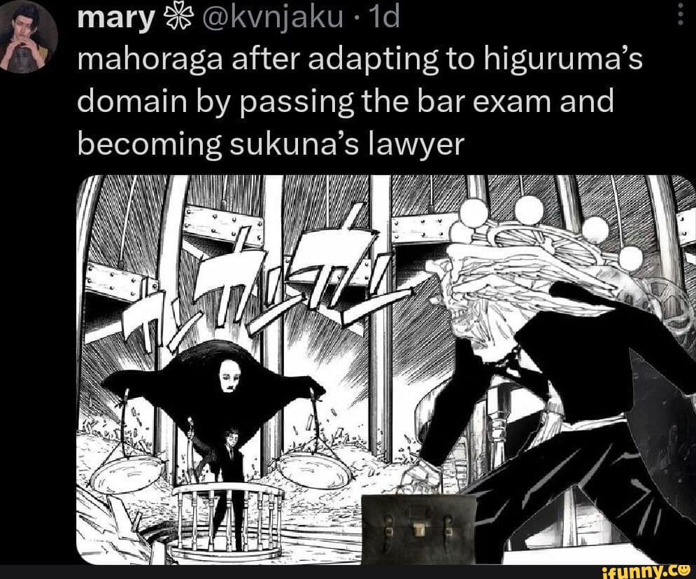 Mary @kvnjaku id mahoraga after adapting to higuruma's domain by ...
