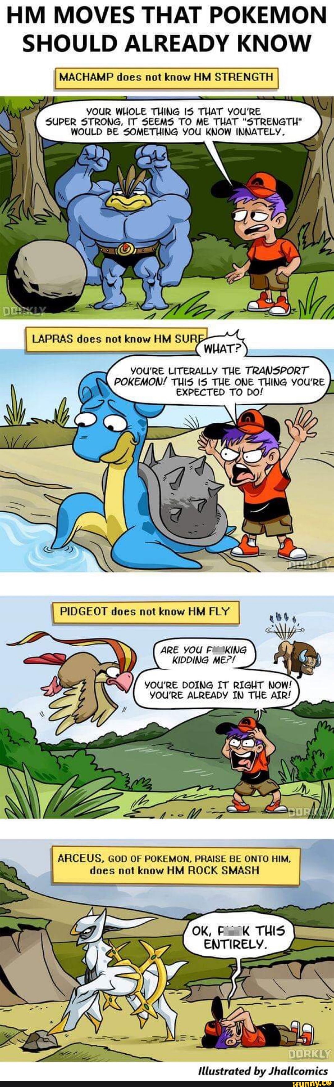 HM MOVES THAT POKEMON SHOULD ALREADY KNOW MACHAMP does not know HM ...