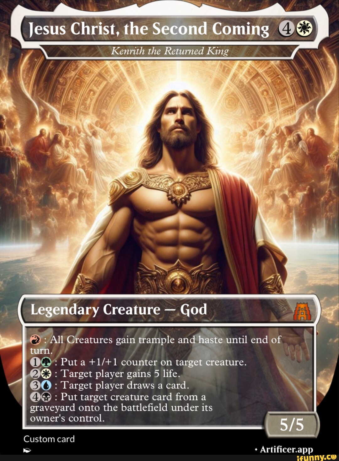 Jesus Christ, the Second Coming Kenrith the Returned King Legendary ...