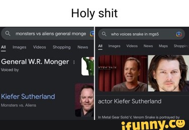 Monsters salons general monge tor Kiefer Sutherland General W.R. Monger ...