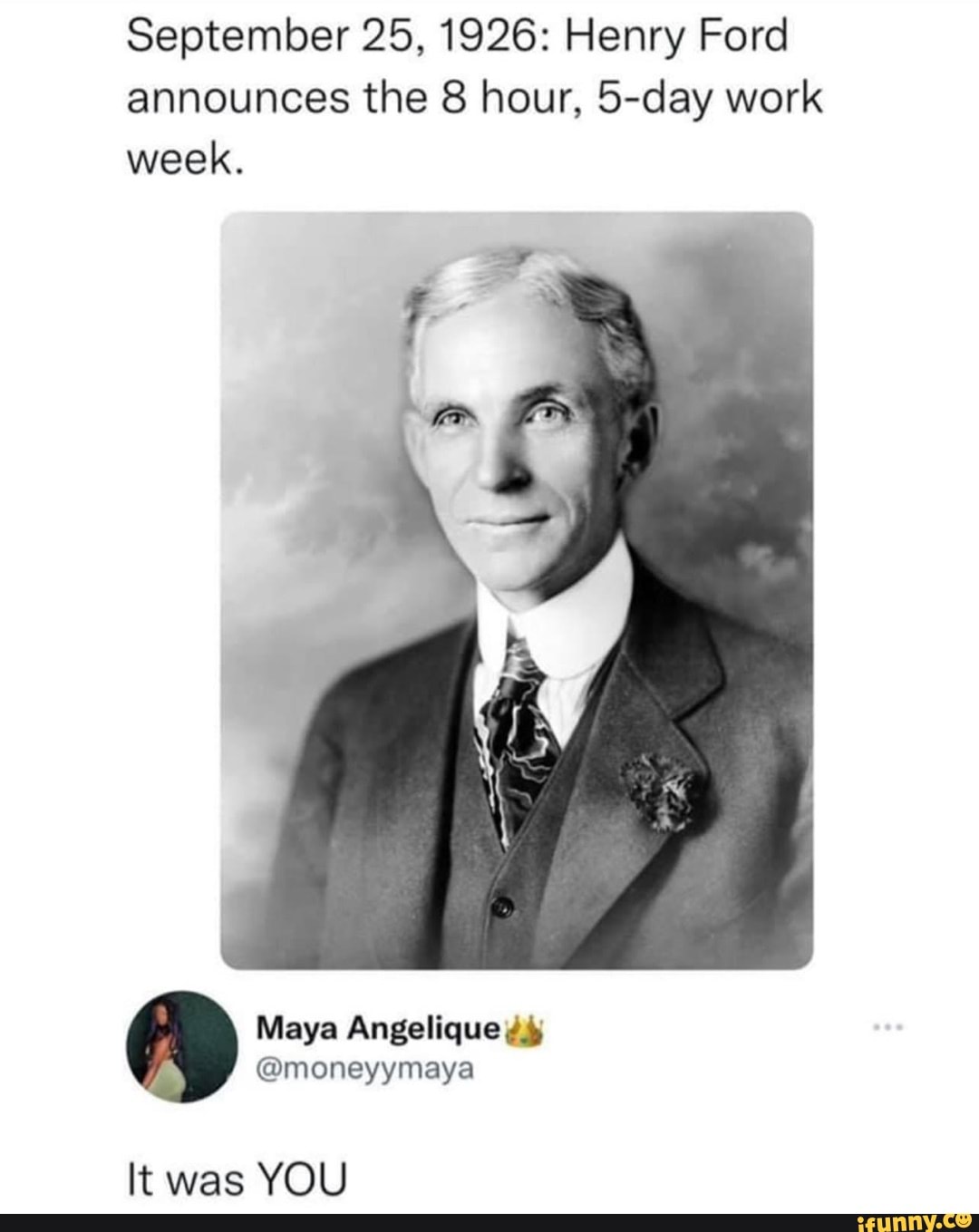 September 25 1926 Henry Ford Announces The 8 Hour 5 day Work Week September 25 1926 Henry Ford Announces The 8 Hour 5 day Work Week