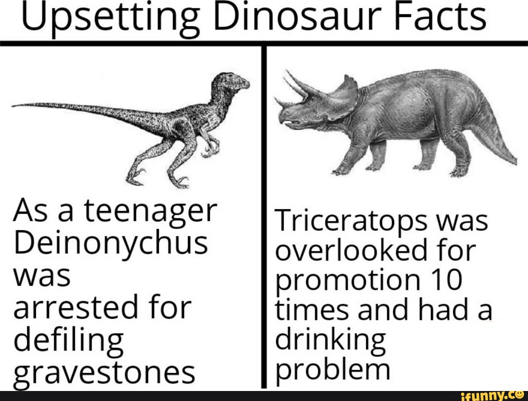 Triceratops memes. Best Collection of funny Triceratops pictures on iFunny