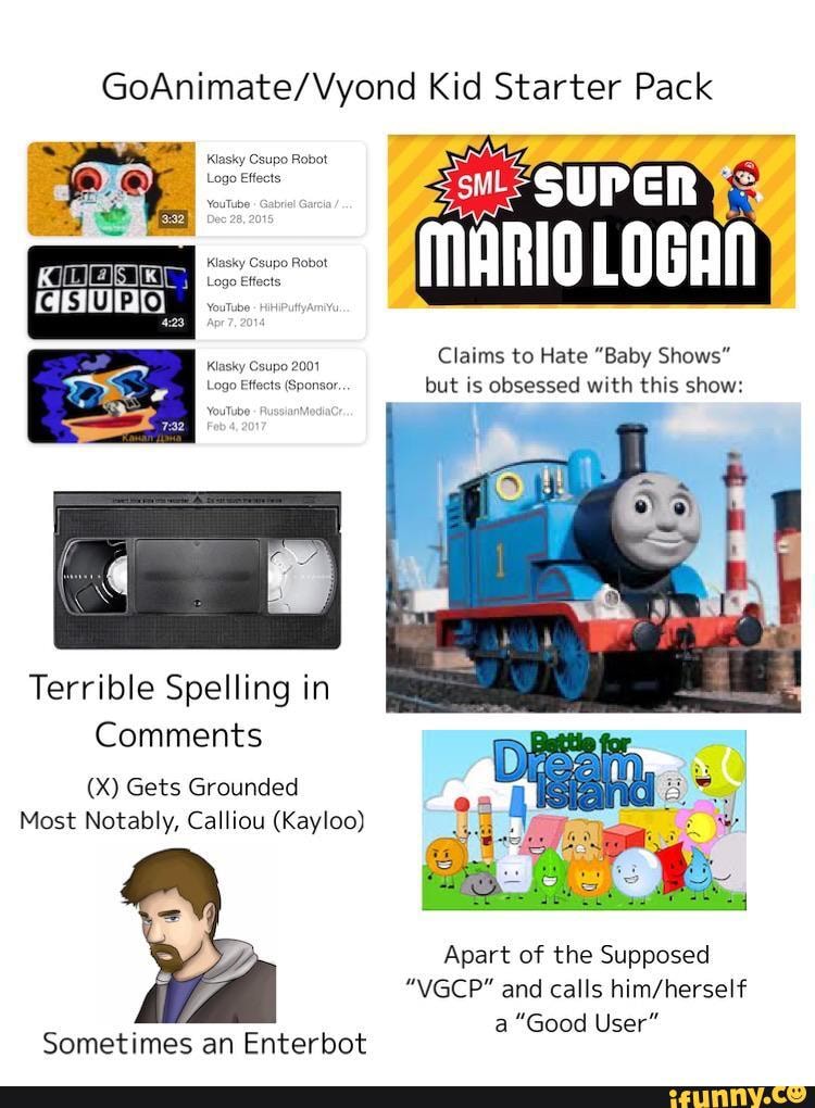GoAnimate/Vyond Kid Starter Pack C‘aims to Hate "Baby Shows" but IS ...