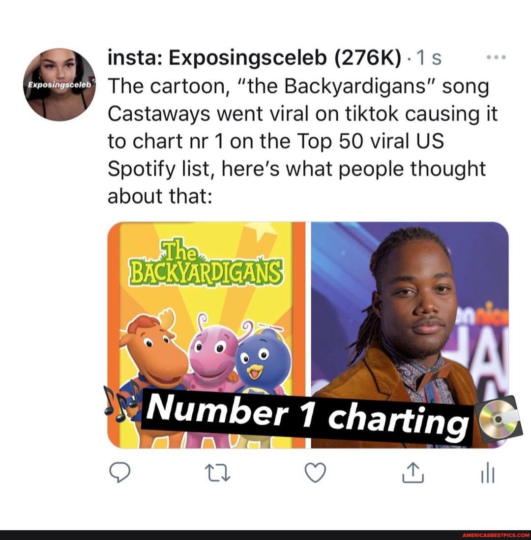 Insta: Exposingsceleb (276K) The cartoon, "the Backyardigans" song ...