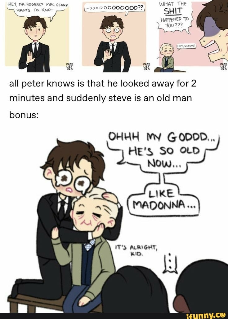 Man bonus: all peter knows is that he looked away for 2 minutes and ...