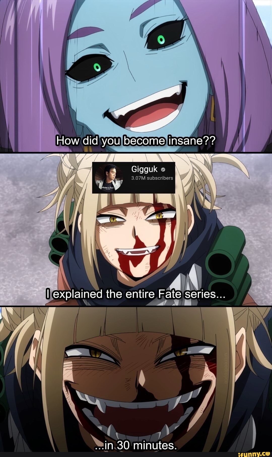 How did you become insane?? Gigguk I explained the entire Fate series ...