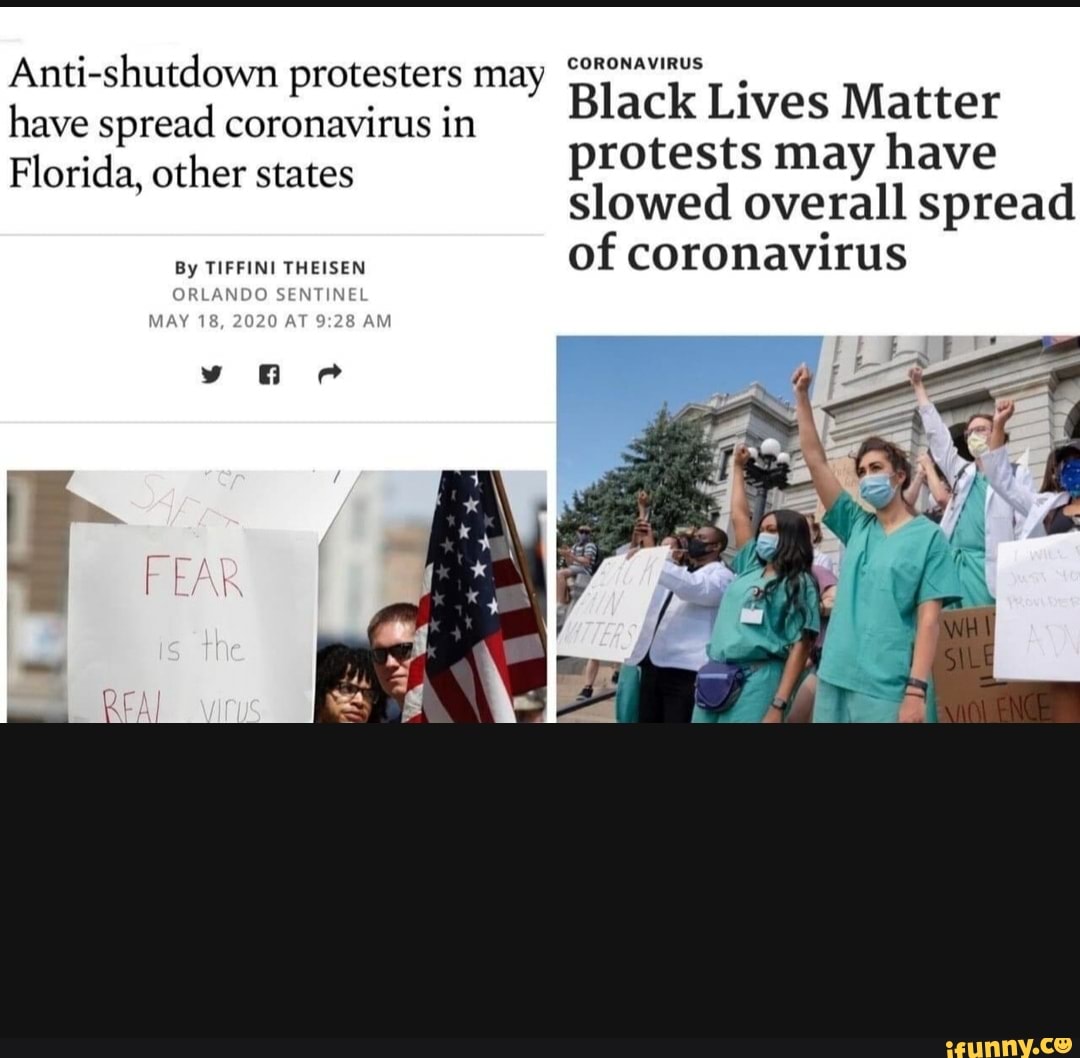 Anti-shutdown protesters may ss. have spread coronavirus in Black rane ...