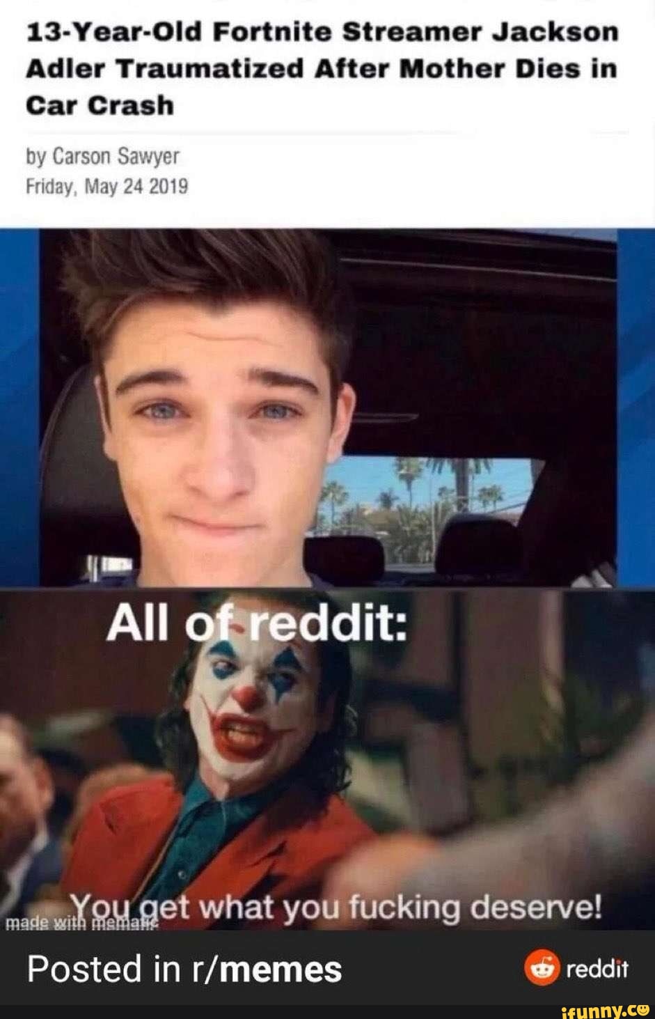 13-Year-Old Fortnite Streamer Jackson Adler Traumatized After Mother ...