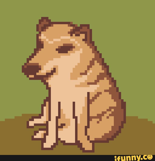 Pixel Cheems - iFunny