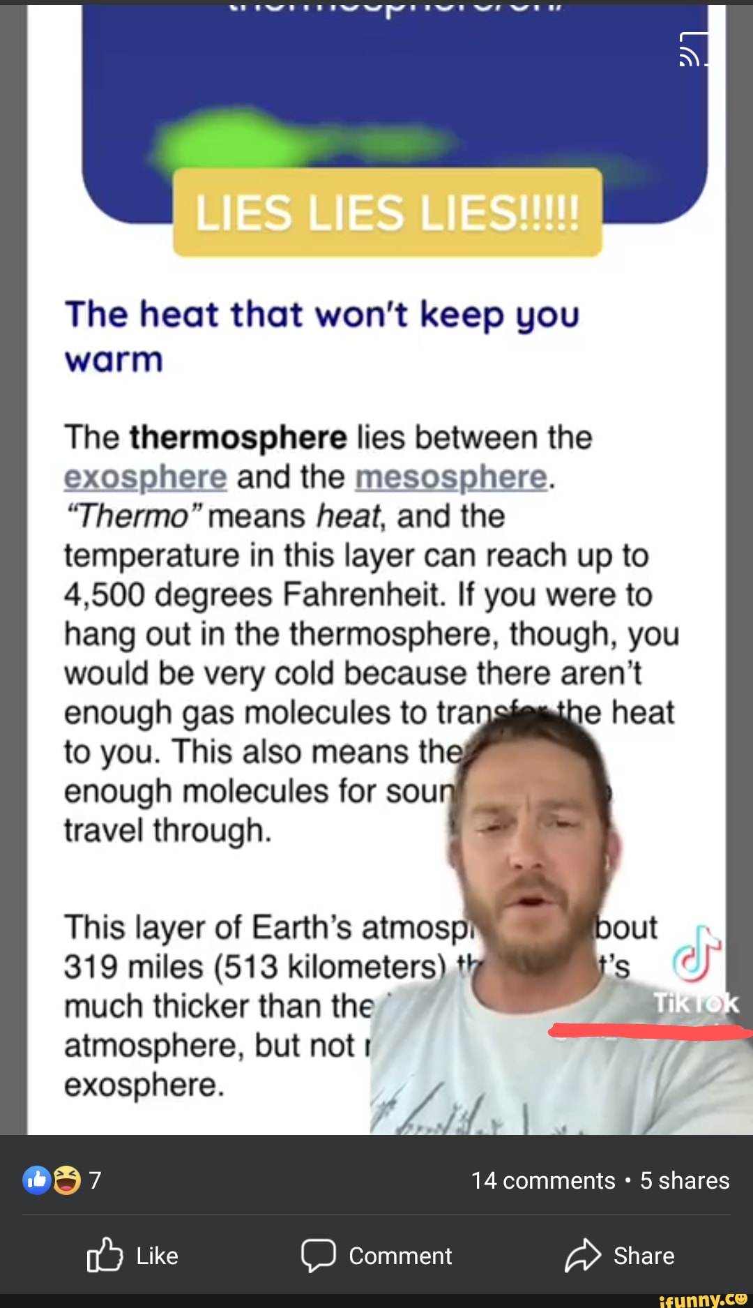Thermosphere memes. Best Collection of funny Thermosphere pictures on ...