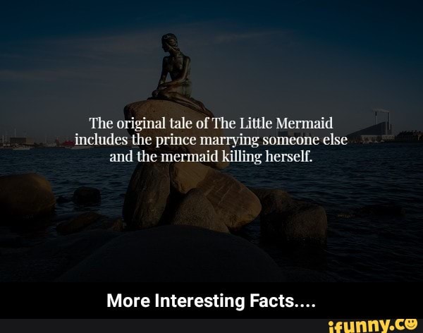 The original tale of The Litﬂe Mermaid includes the prince marrying ...