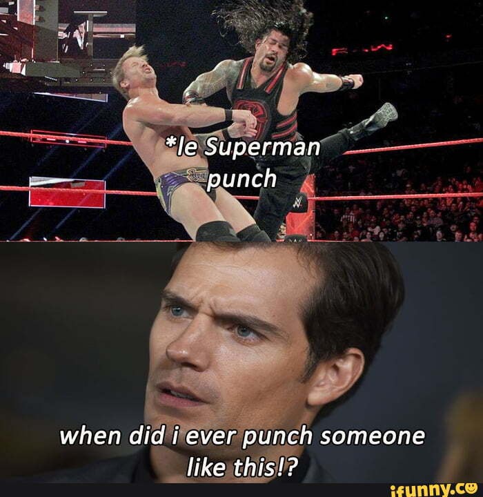 Superman Punching Someone