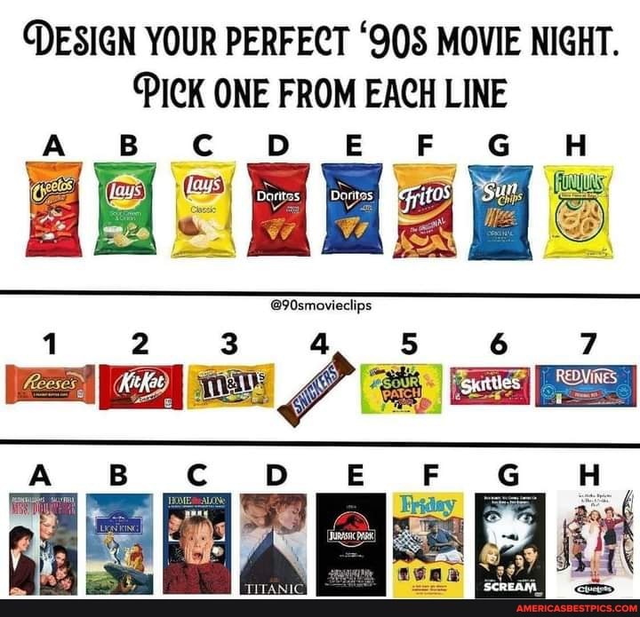 ESIGN YOUR PERFECT "SOS MOVIE NIGHT. PICK ONE FROM EACH LINE BB ...