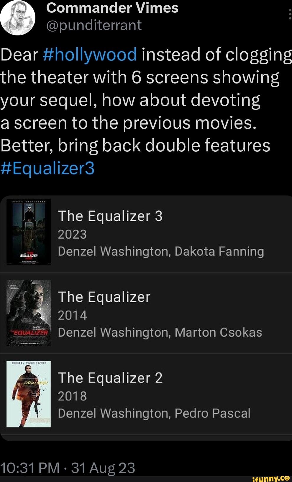 Equalizer memes. Best Collection of funny Equalizer pictures on iFunny
