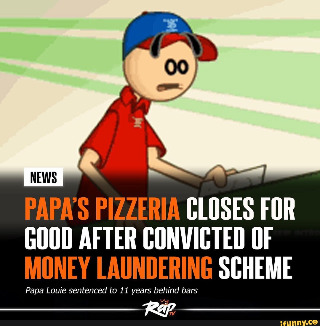 Papas Pizzeria Closes For Good After Convicted Of Scheme Papa Louie Sentenced To 11 Years Behind