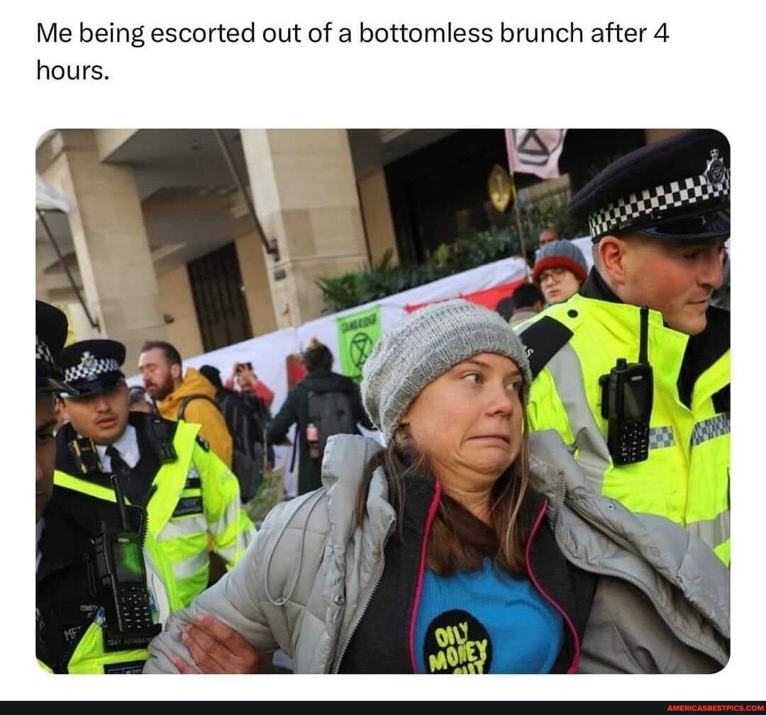 😬 - Me being escorted out of a bottomless brunch after hours. - America ...