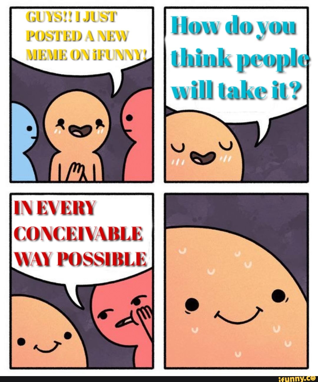 Disgusting black creatures! Get out of my sight! - )