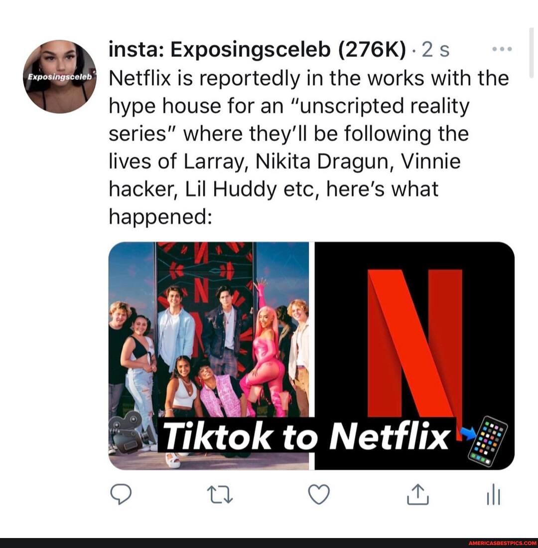 SS insta: Exposingsceleb (276K) Netflix is reportedly in the works with ...