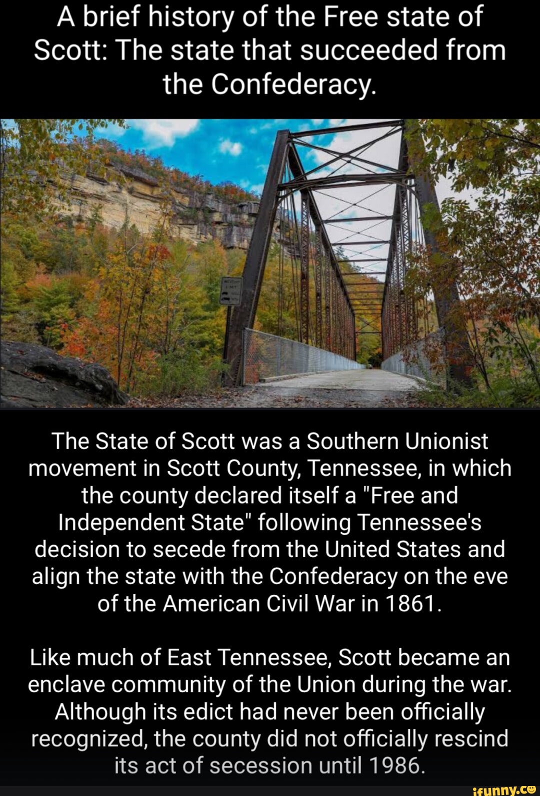 A brief history of the Free state of Scott: The state that succeeded ...