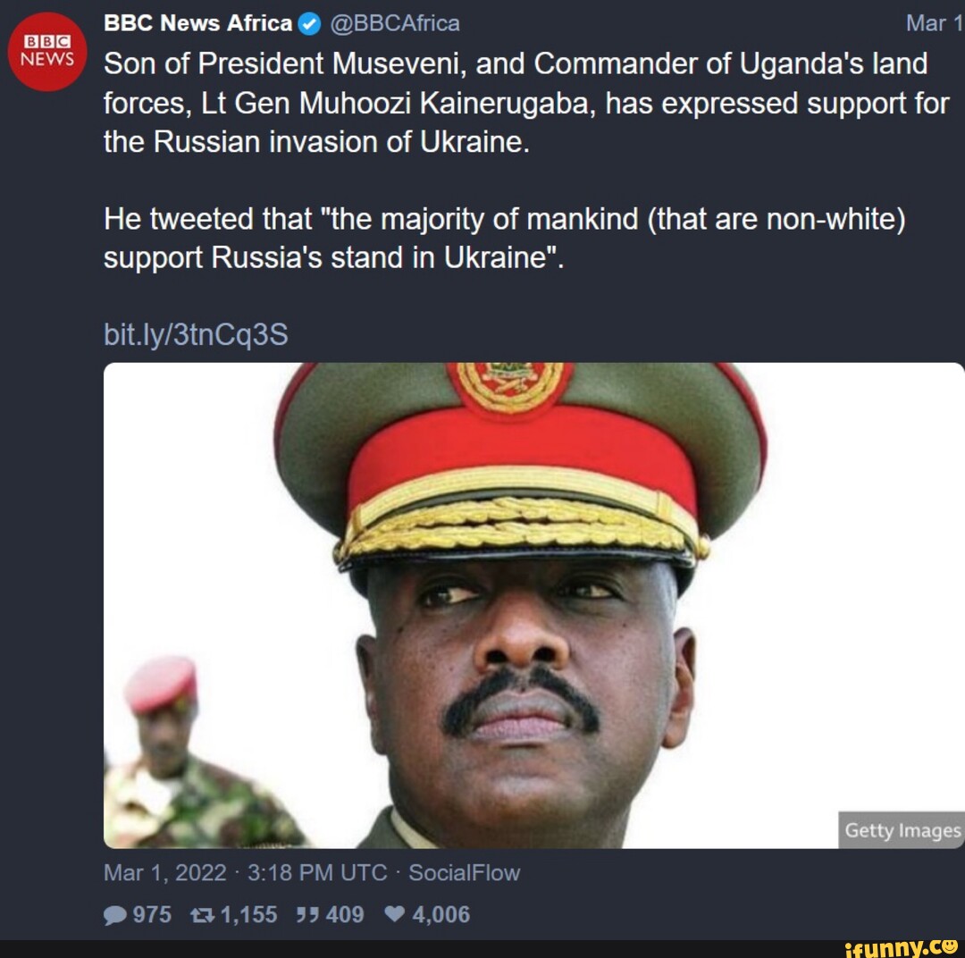 Muhoozi memes. Best Collection of funny Muhoozi pictures on iFunny