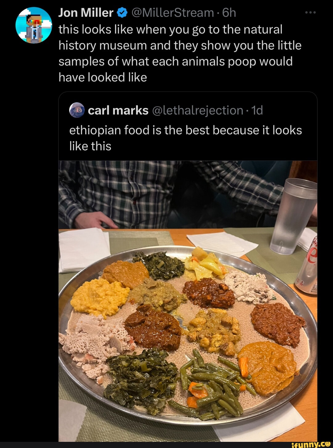 My kids watched Coraline last night so I woke them up looking like this ...