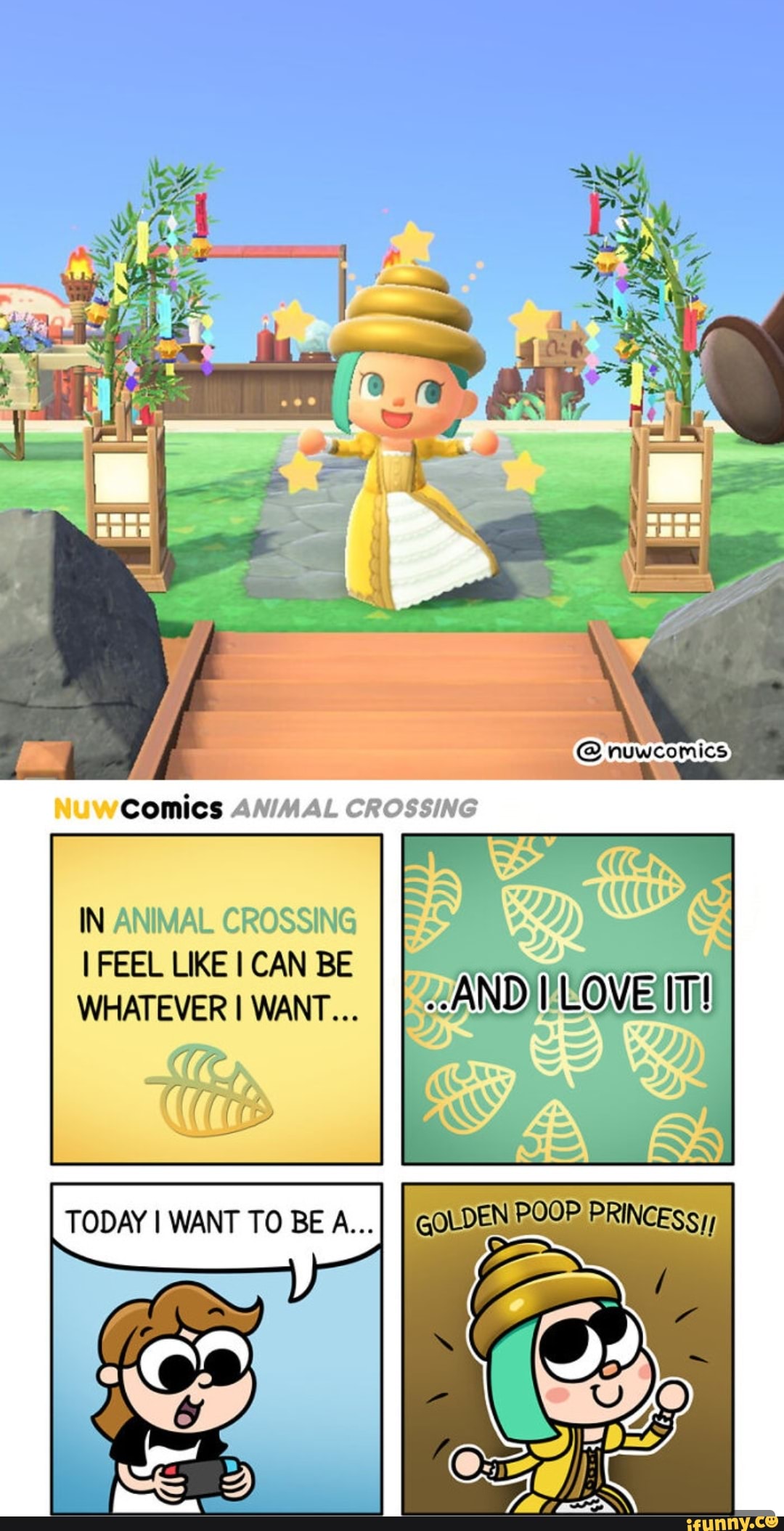 Comics ANIMAL CROSSING IN ANIMAL Ct I REEL LIKE I CAN BE WHATEVER I ...