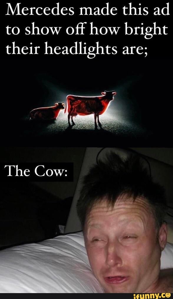 Mercedes made this ad to show off how bright their headlights are; The ...