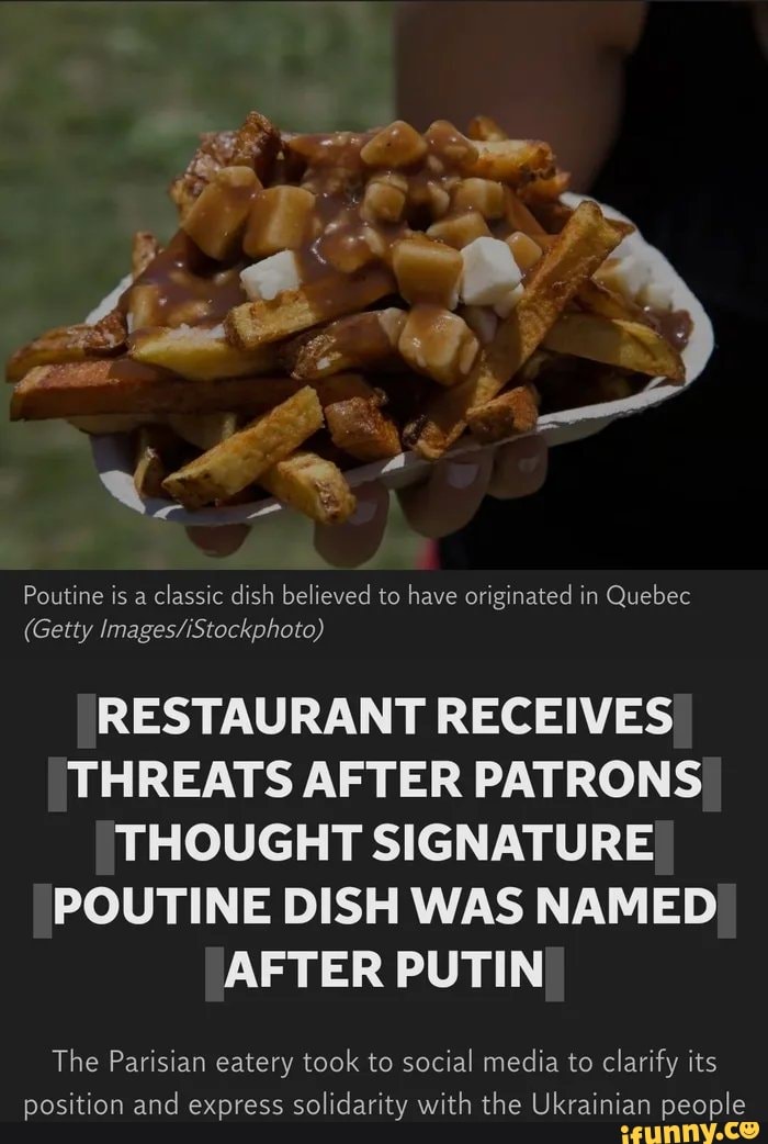 Poutine is a classic dish believed to have originated in Quebec (Getty ...
