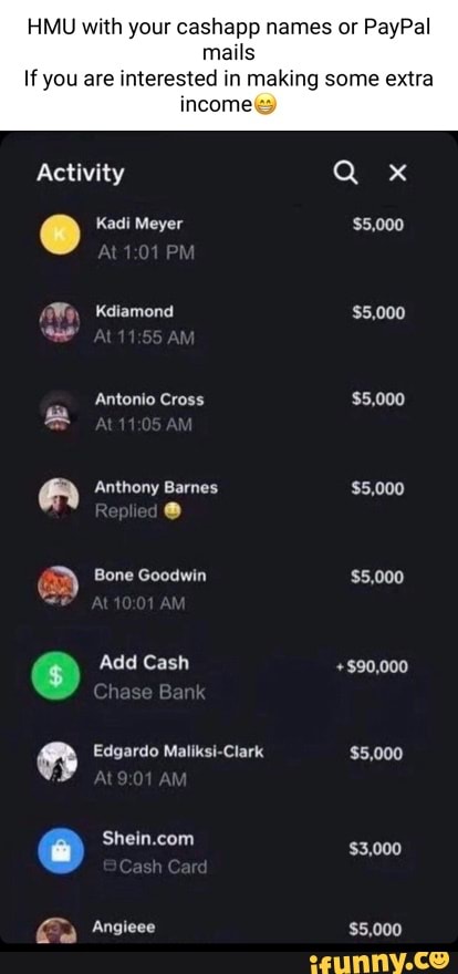 MU with your cashapp names or PayPal mails If you are interested in ...