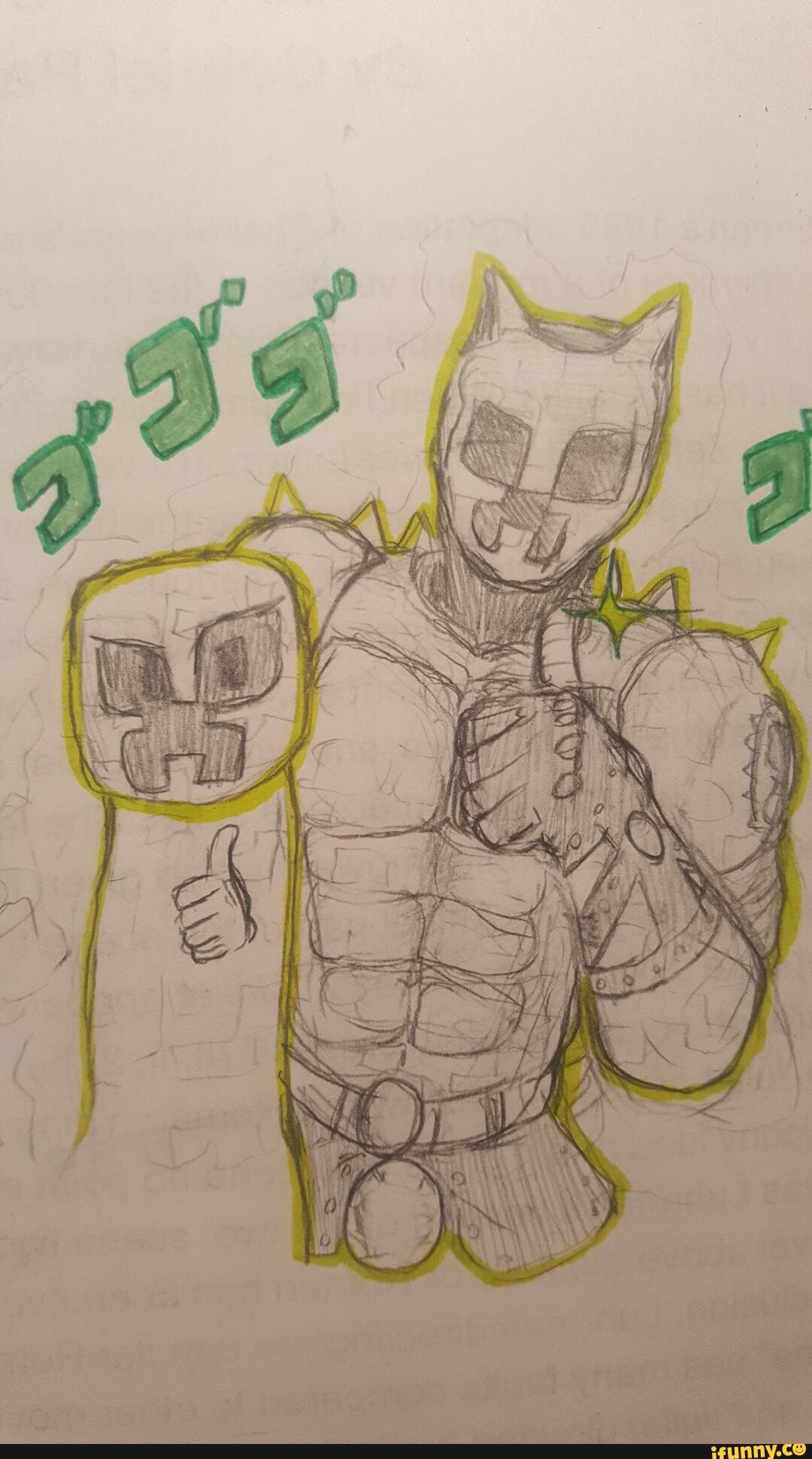 Creeper Queen | Jojo's Bizarre Adventure and Minecraft - iFunny
