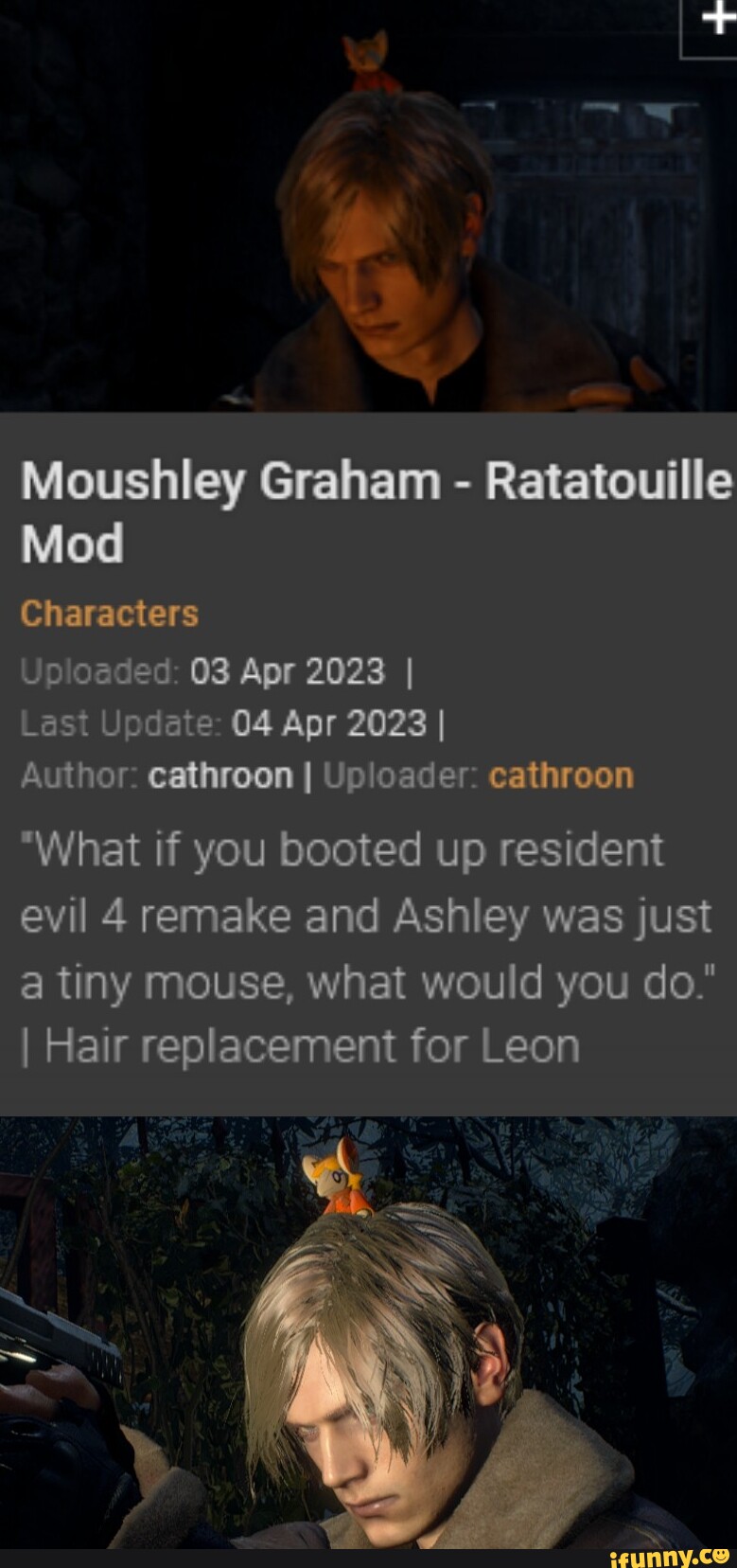 Moushley Graham - Ratatouille Mod Characters Uploaded: 03 Apr 2023 I ...
