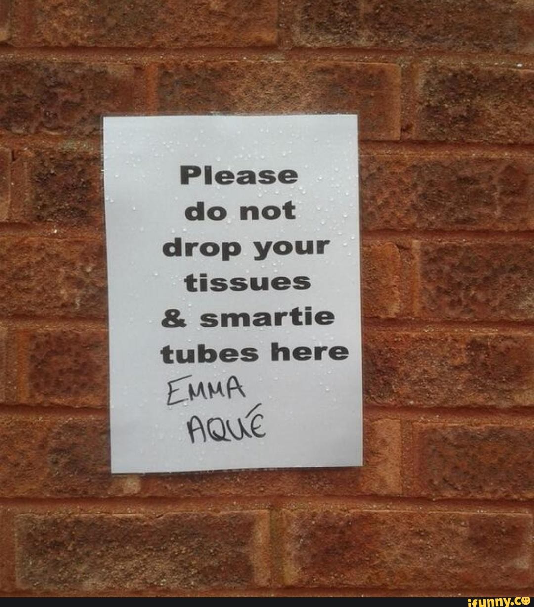 What happened ? And Why ? - Please do not drop your tissues & smartie ...