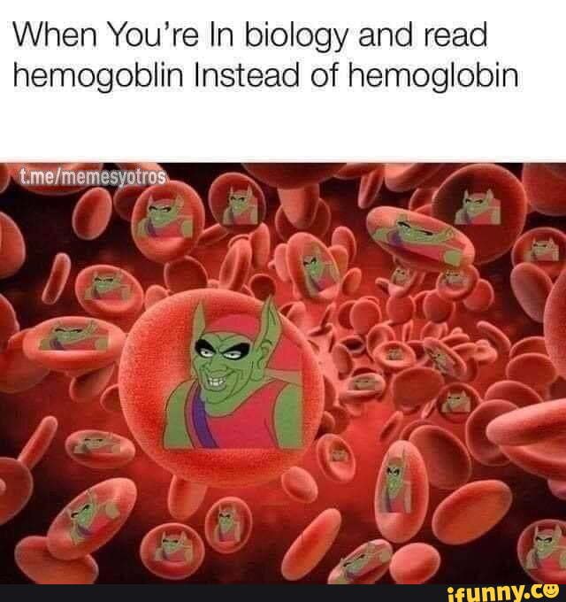 Hemogoblin memes. Best Collection of funny Hemogoblin pictures on iFunny