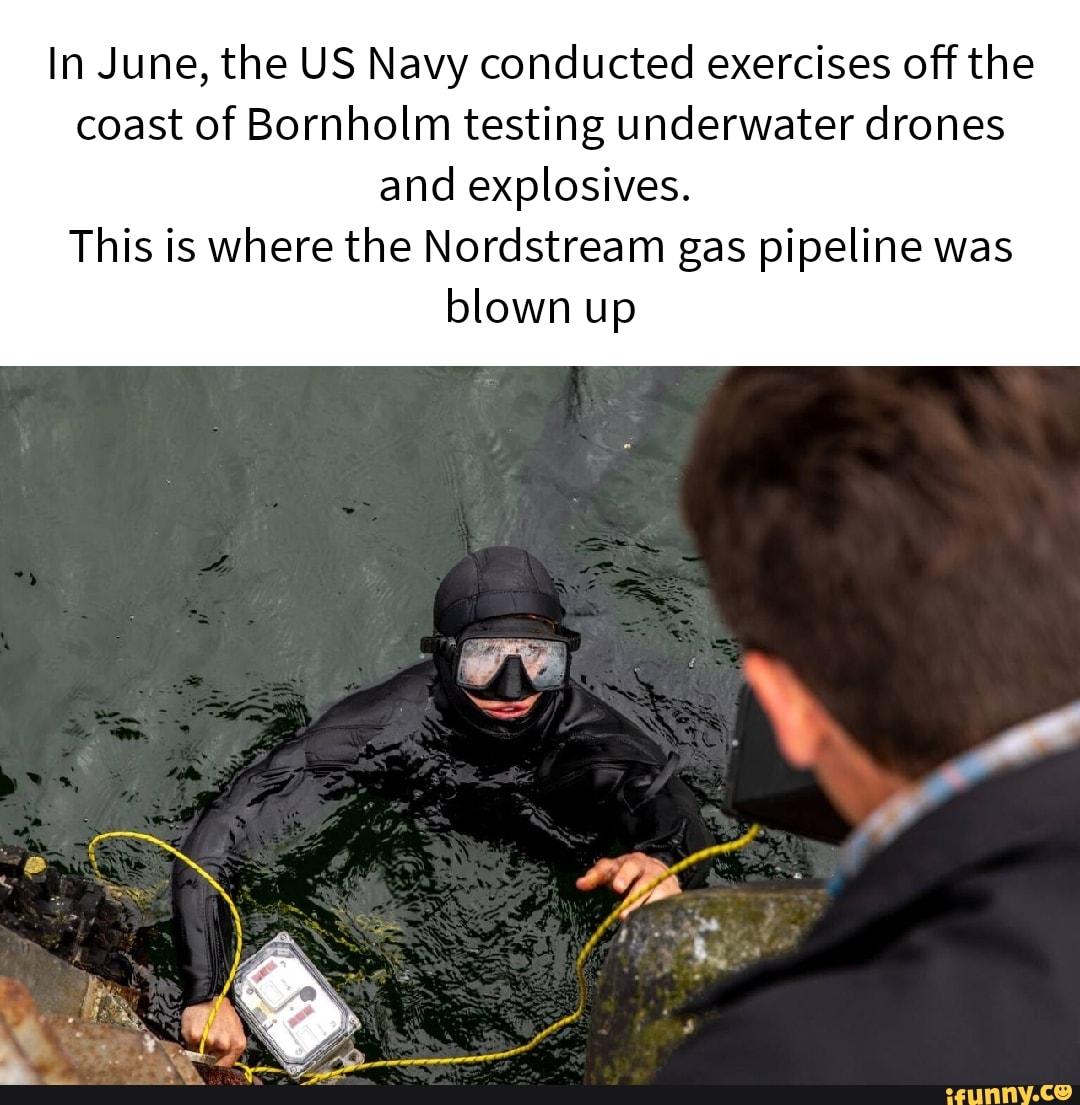 In June, the US Navy conducted exercises off the coast of Bornholm ...