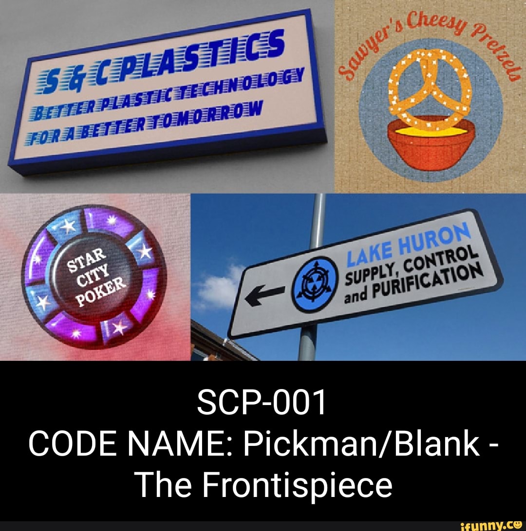 Y, CON PURIFICATION SCP-001 CODE NAME: - The Frontispiece - iFunny
