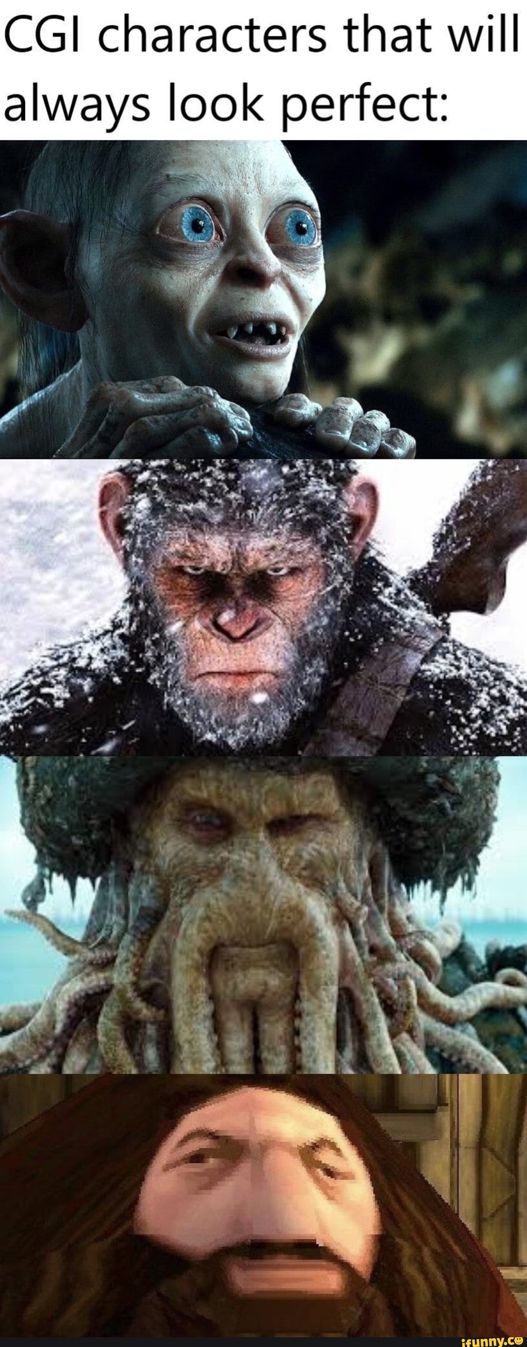 CGI characters that will always look perfect: - iFunny