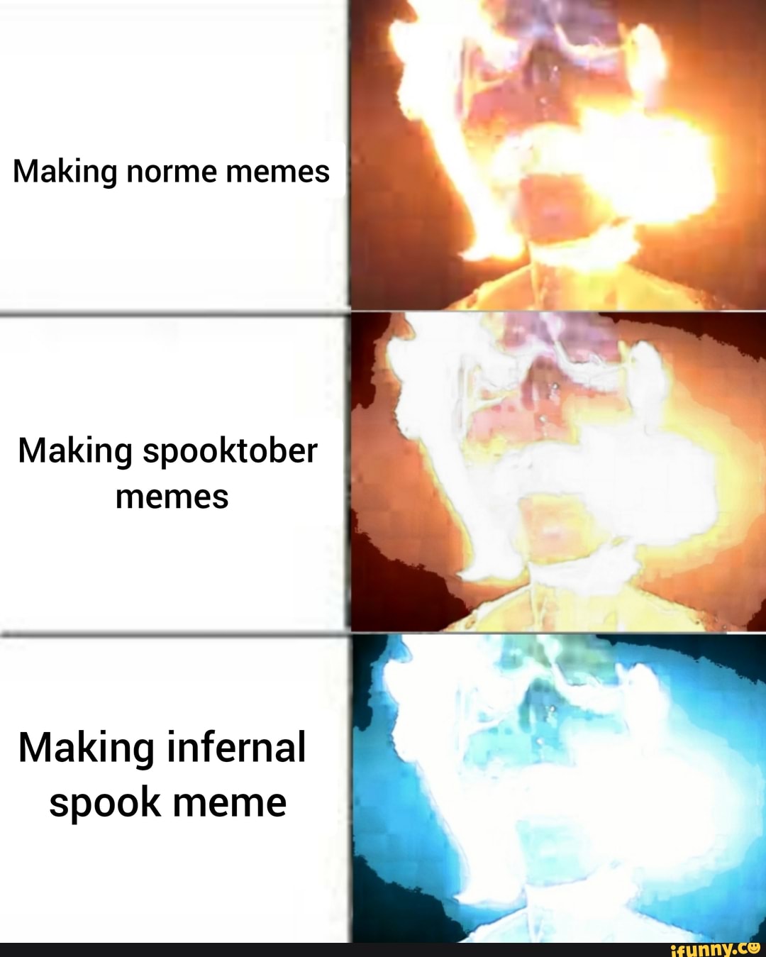 Making norme memes Making spooktober memes Making infernal spook meme ...