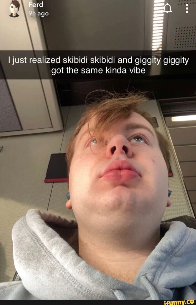 Ferd ago I just realized skibidi skibidi and giggity giggity got the ...