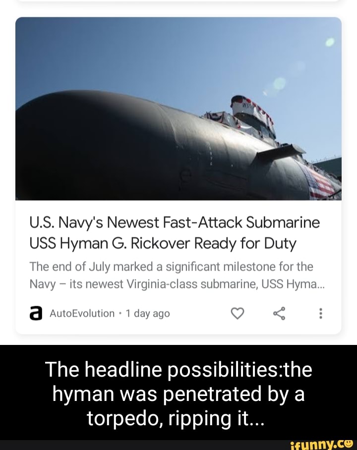 US. Navy's Newest Fast-Attack Submarine USS Hyman G. Rickover Ready for ...