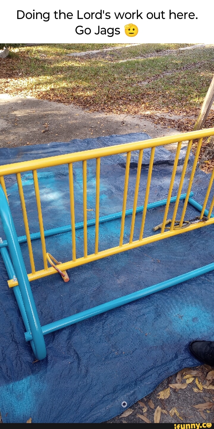 Doing the Lord's work out he Go Jags - iFunny