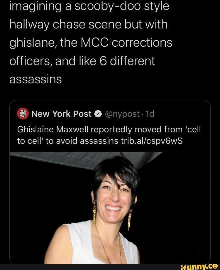 Imagining a scooby-doo style hallway chase scene but with ghislane, the ...