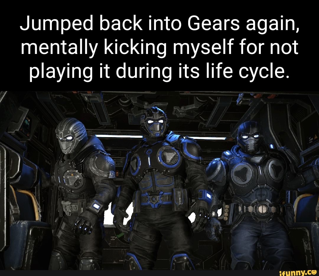 Jumped back into Gears again, mentally kicking myself for not playing ...