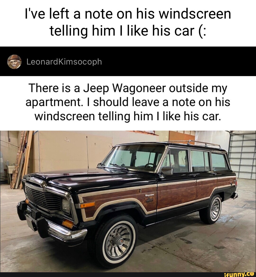 Wagoneer memes. Best Collection of funny Wagoneer pictures on iFunny