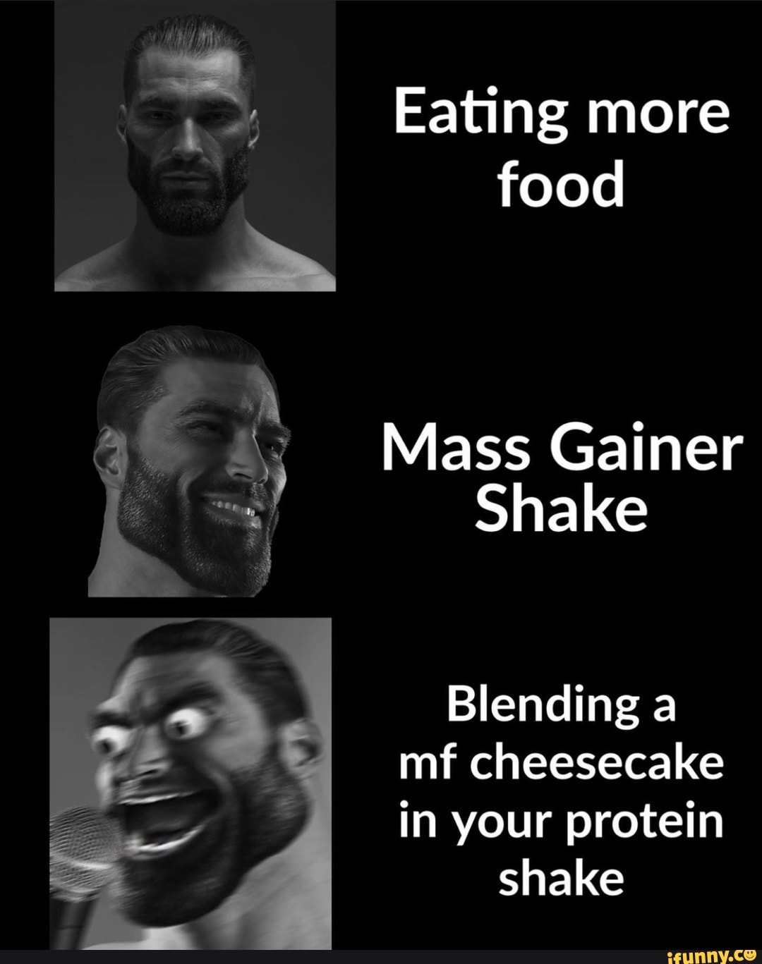 Eating more food Mass Gainer Shake Blending a mf cheesecake in your ...